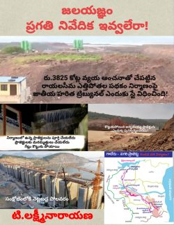 Mr Jagan can't you give progress report on jalayagnam? - Pragathi Patham